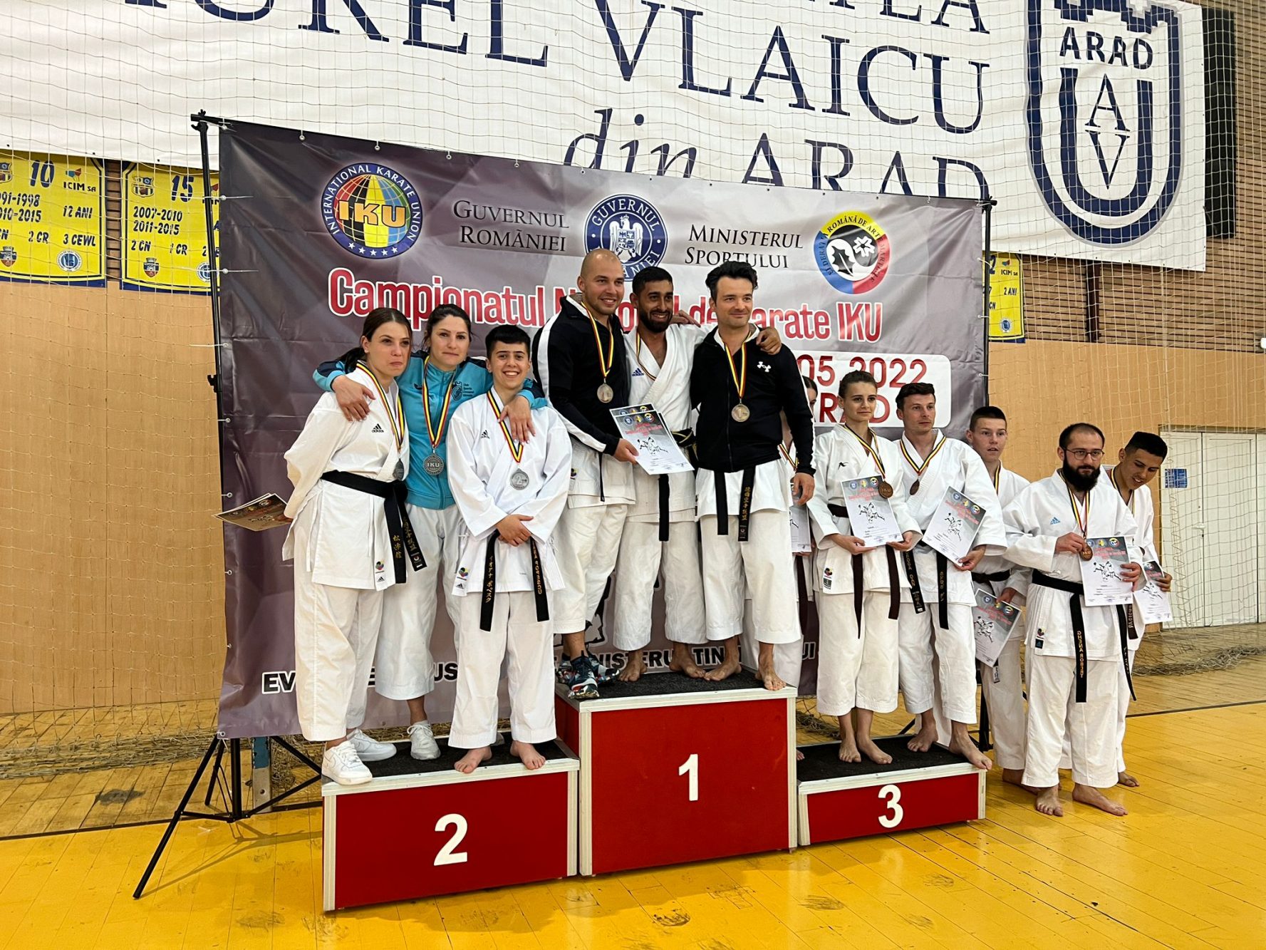 CSC Ghiroda și Giarmata Vii, VICECAMPIONĂ NAȚIONALĂ la Karate IKU