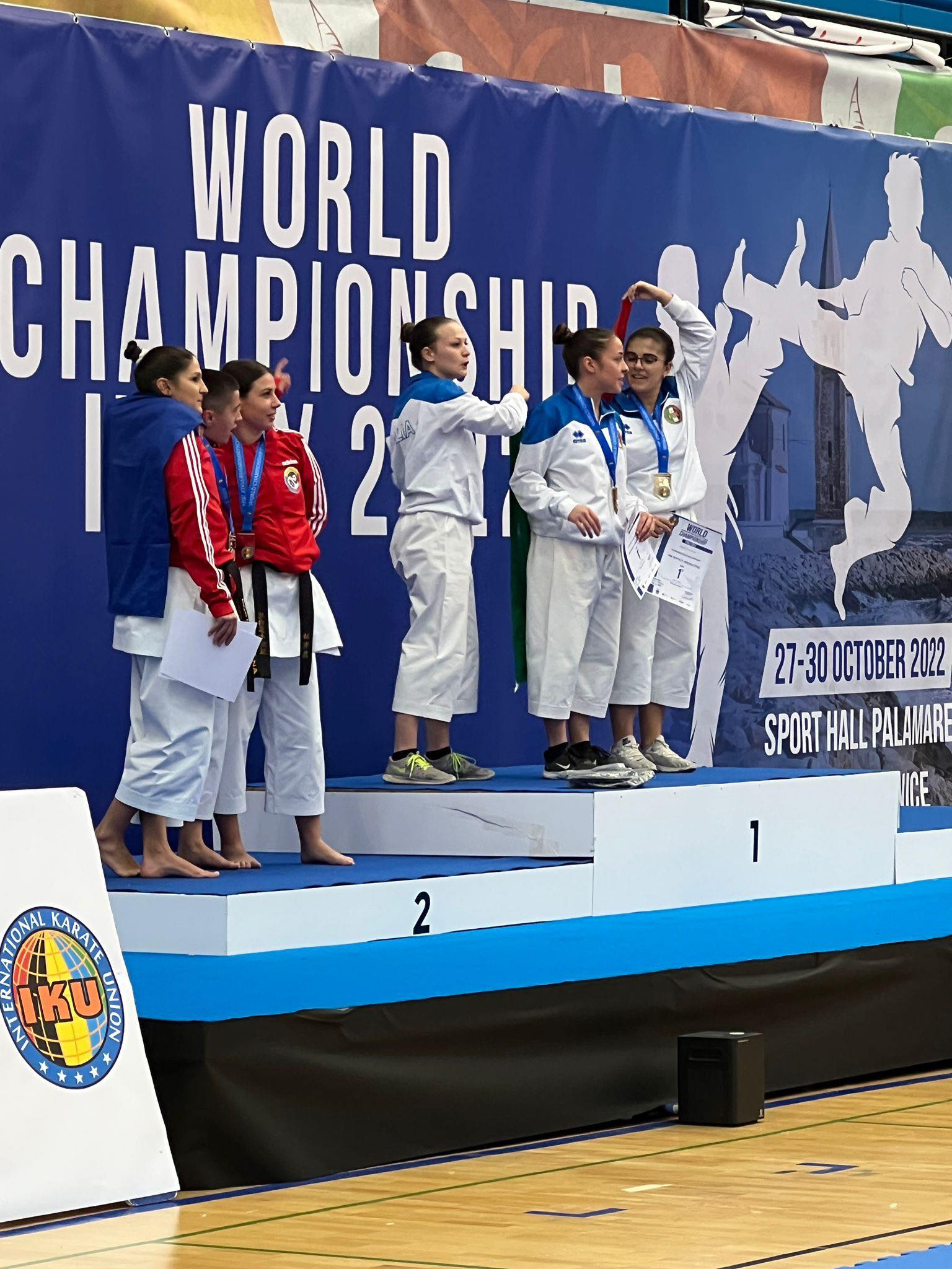Două medalii pentru CSC Ghiroda la Campionatul Mondial de Karate din Italia