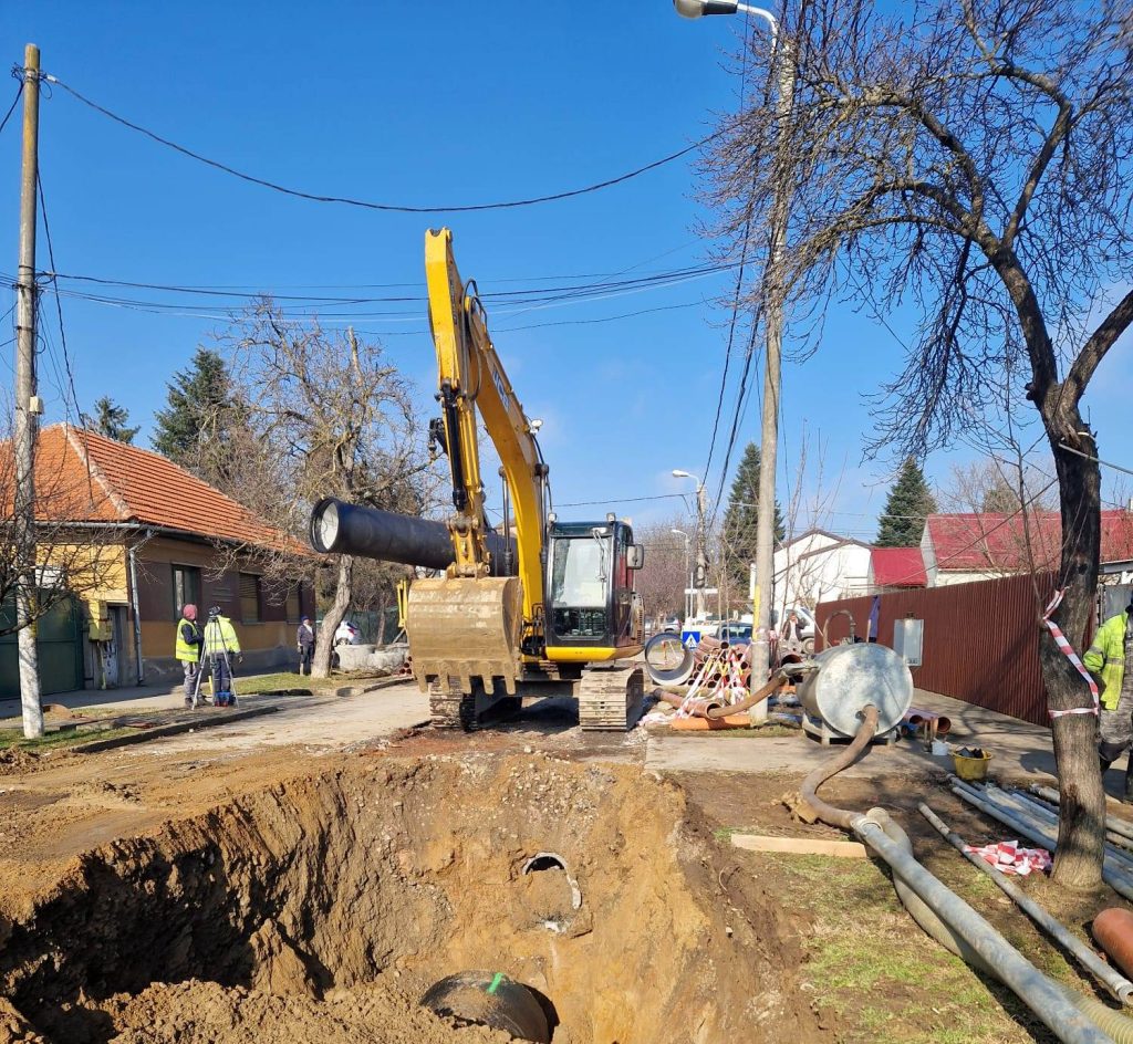 Lucrările la modernizare a rețelelor de apă și canalizare din Timișoara ...